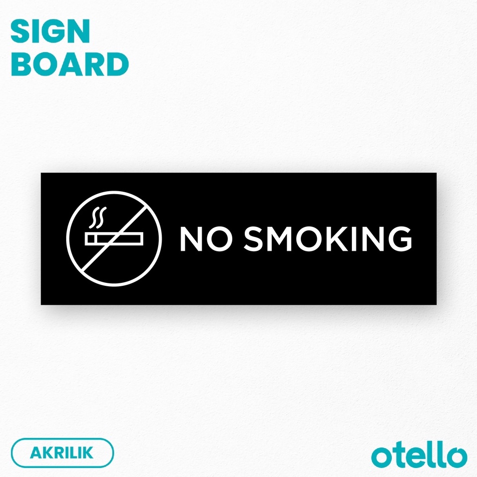 Jual Best Product No ing Sign Akrilik Papan Nama Ruangan Dilarang Me ...