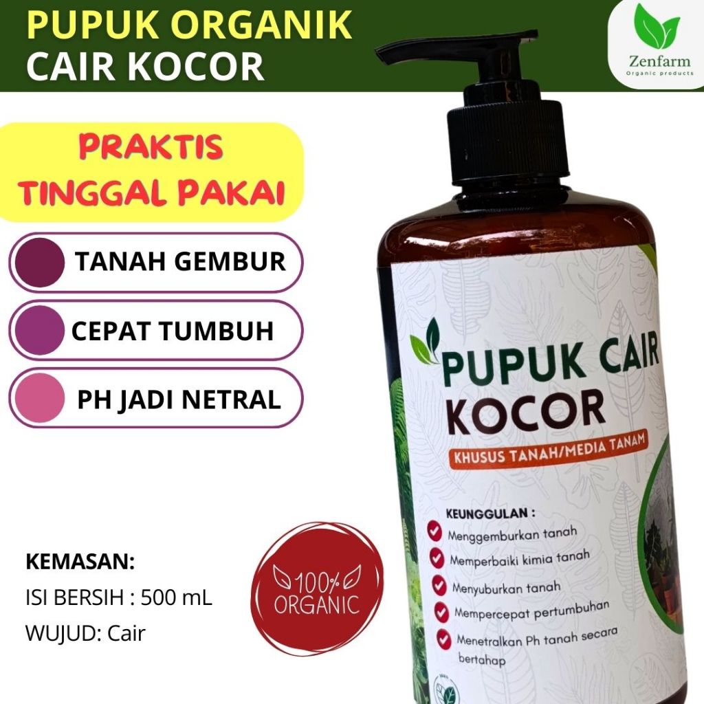 Jual Pupuk Organik Penyubur Tanaman Buah Kocor Paling Ampuh Mikroba ...