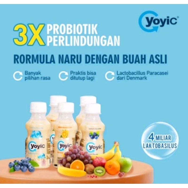 Jual 3 botol 130ml Yoyic Mix 3 rasa (bisa request) | Shopee Indonesia