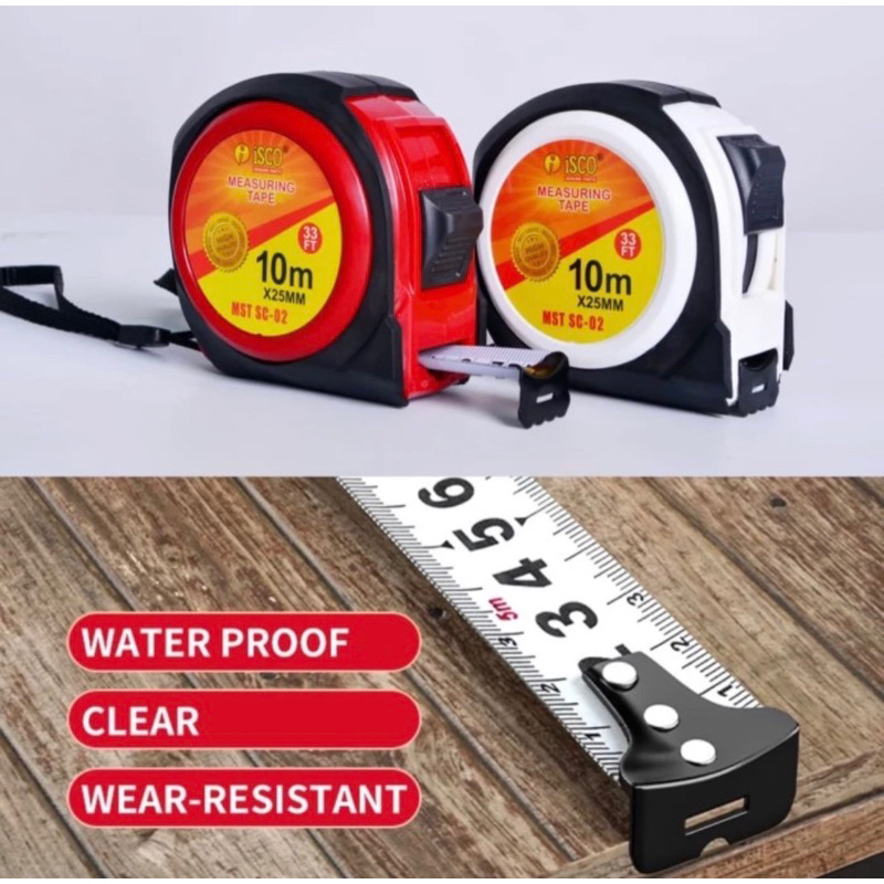 Jual Meteran Roll 10 Meter 10 M Bangunan Tukang Rumah - Measuring Tape ...