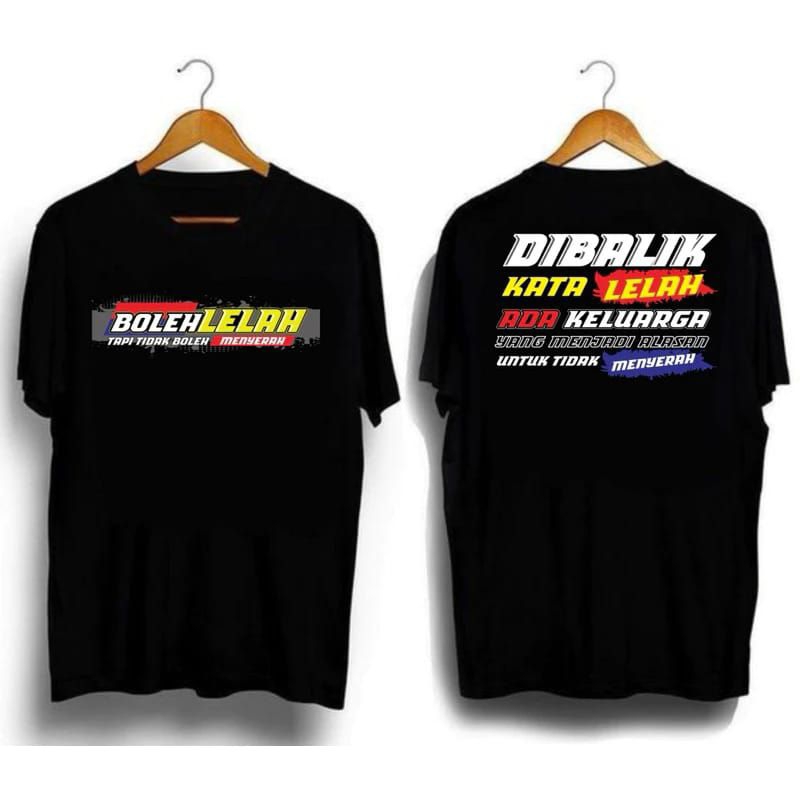 Jual Kaos Boleh Lelah Tapi Tidak Boleh Menyerah / Baju t-shirt Dibalik ...