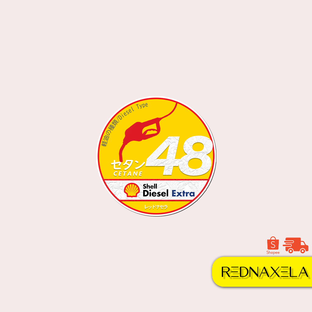 Jual Stiker Vinyl JDM Warning Bahan Bakar BBM Fuel Notice Stiker Bensin ...