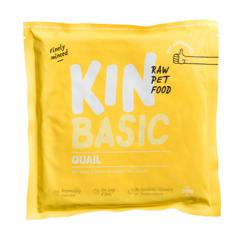 Jual KIN DOG FOOD Basic Quail 500g | Shopee Indonesia