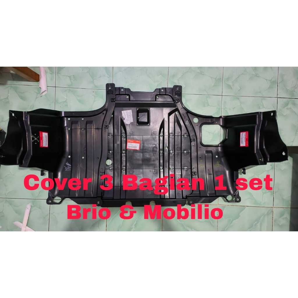 Jual cover mesin bawah honda brio mobilio 2013 2014 2015 2016 2017-2018-2019 2020 2021 2022 2023 ...