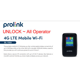 Jual Modem PROLINK 4G DL7202 (pengganti PRT7011L) Mifi PROLINK 4G ...