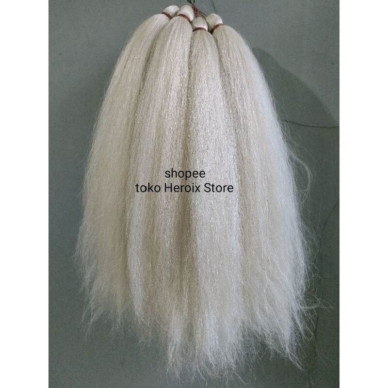Jual Rambut cemara putih tulang ukuran 50cm | Shopee Indonesia