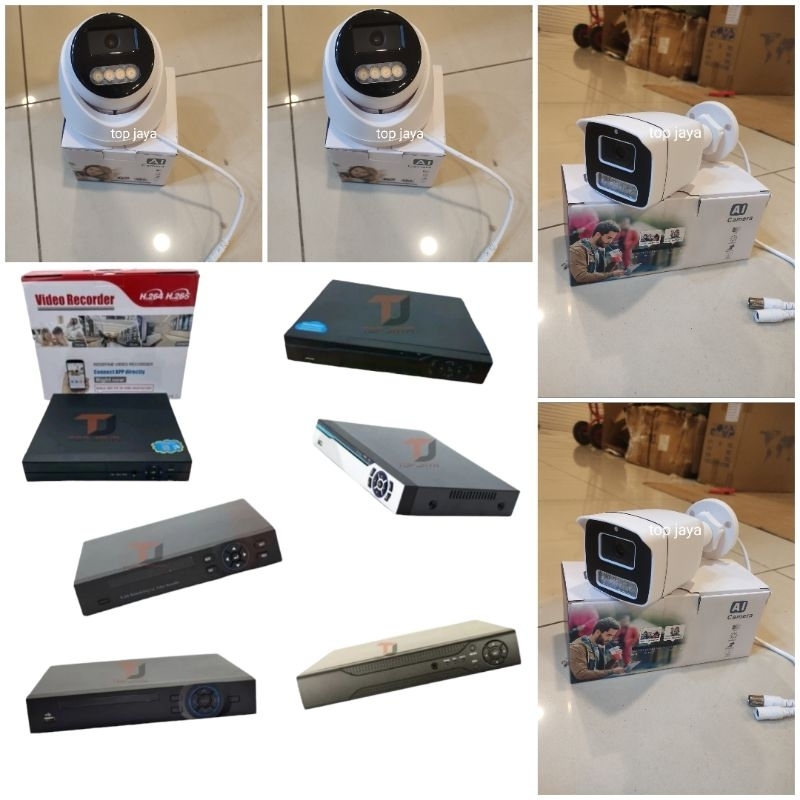 Jual PAKET CCTV 4 CHANNEL 4 KAMERA 5MP 1080P TURBO HD IR SONY KOMPLIT ...