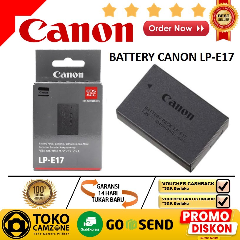 Jual Canon LP-E17 Battery Original for 750D/760D/M3/M5 - ORIGINAL ...