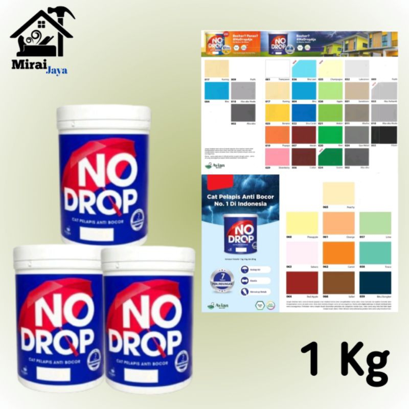 Jual Cat No Drop Cat Pelapis Anti Bocor 1 kg | Shopee Indonesia