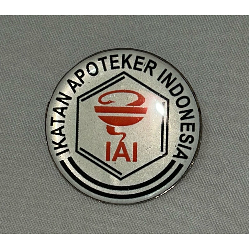 Jual Pin IAI Logo Ikatan Apoteker Indonesia Mahasiswa / profesi Farmasi ...