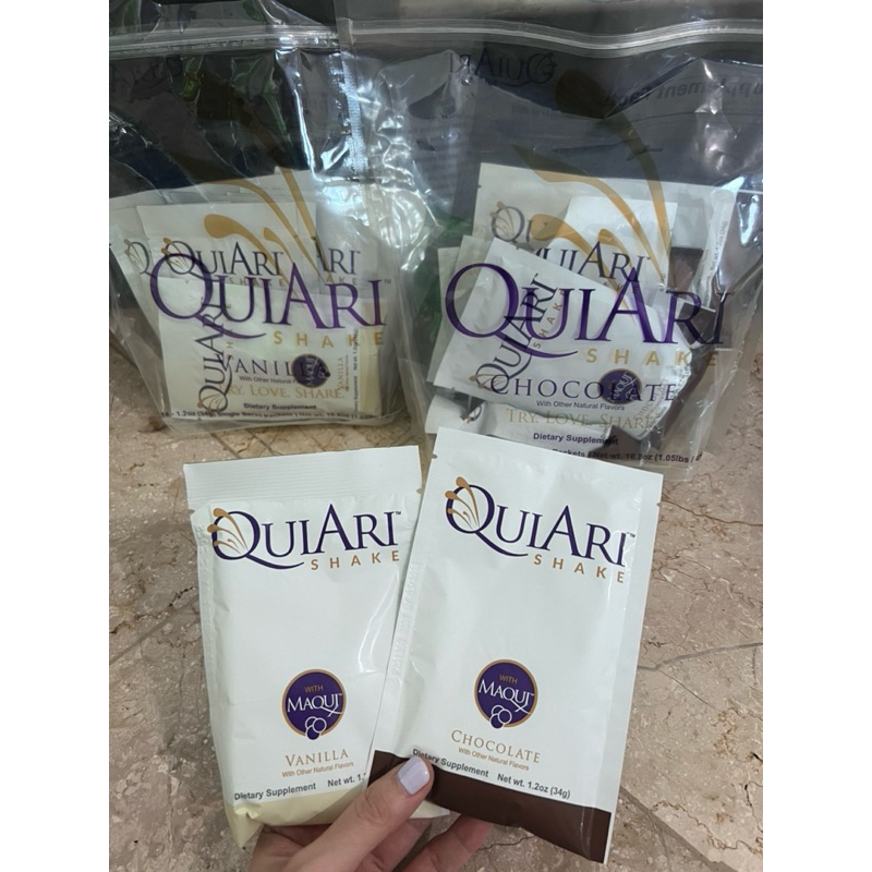 Jual Quiari Shake Sachet Vanila Coklat Cokelat Vanilla Chocolate ...