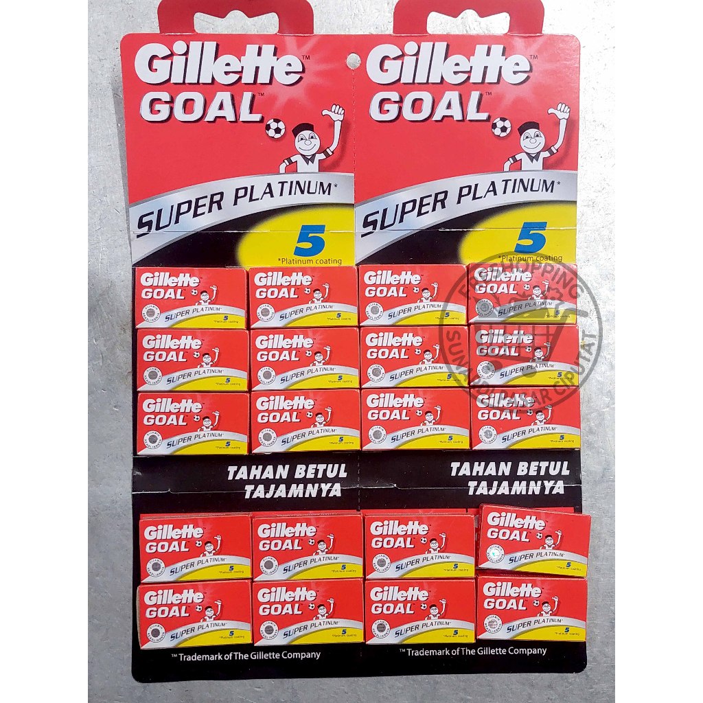Jual Silet Gillette Goal Super Platinum ORIGINAL | Shopee Indonesia