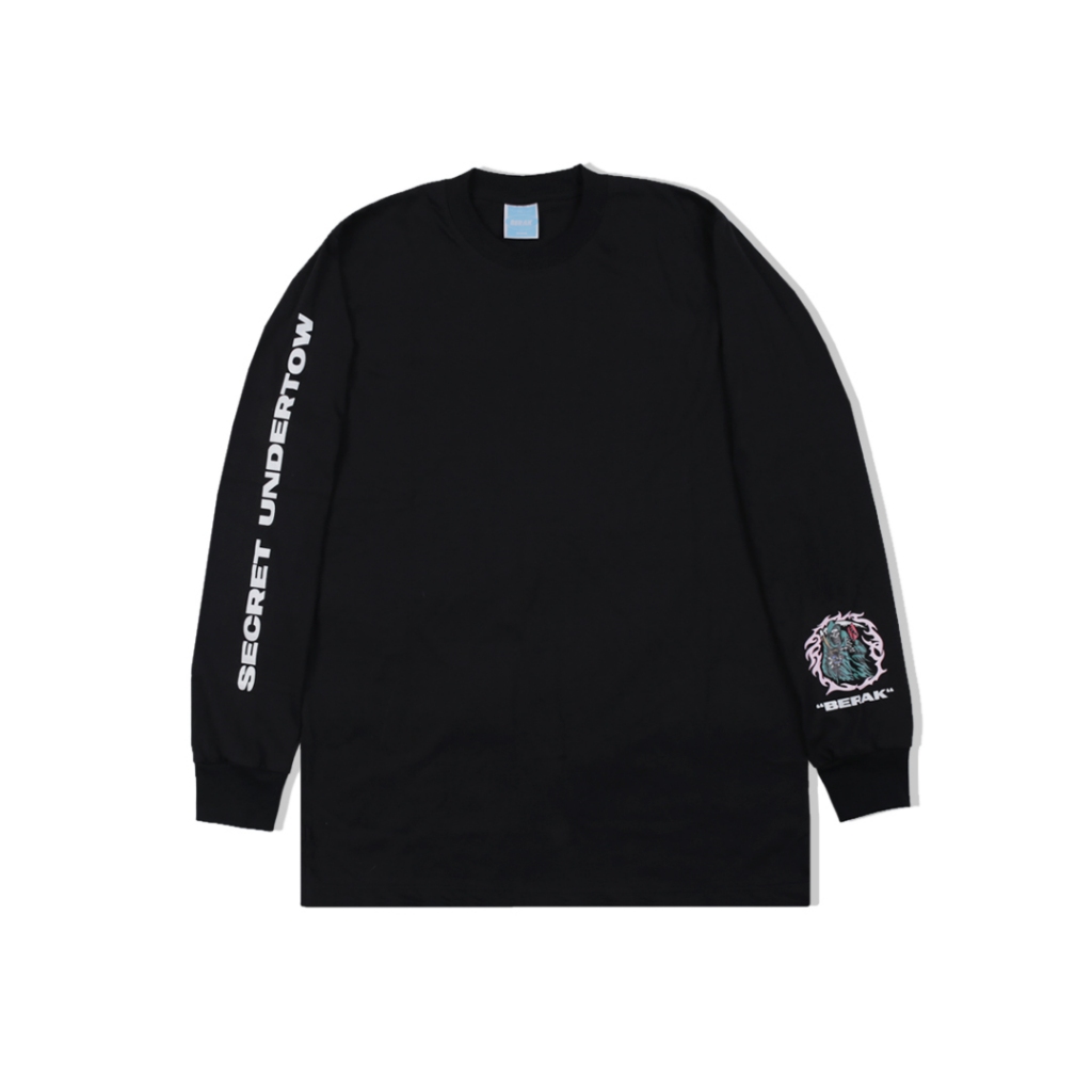Jual Berak 9420 Kaos Tshirt Hitam Panjang UNDERTOW | Shopee Indonesia
