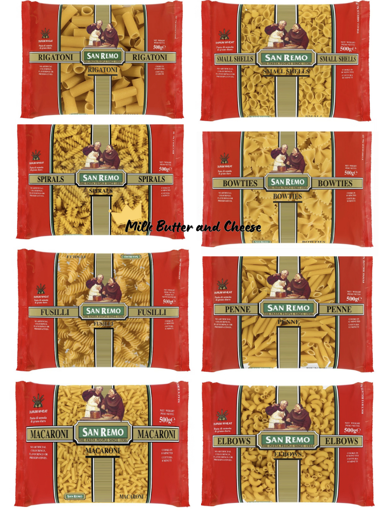 Jual San Remo Pasta 500 gr Penne / Elbow / Macaroni / Fusilli ...