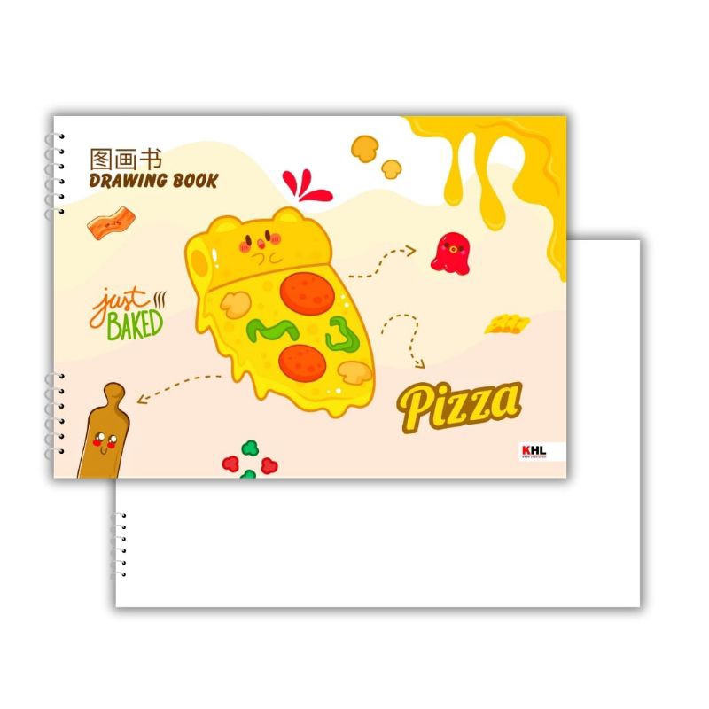 Jual KHL - Drawing Book / Buku Mewarnai / Sketchbook JILID SPIRAL Edisi ...