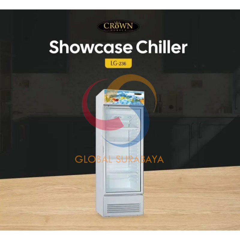 Jual CROWN Showcase Chiller LG-236 - GARANSI RESMI | Shopee Indonesia