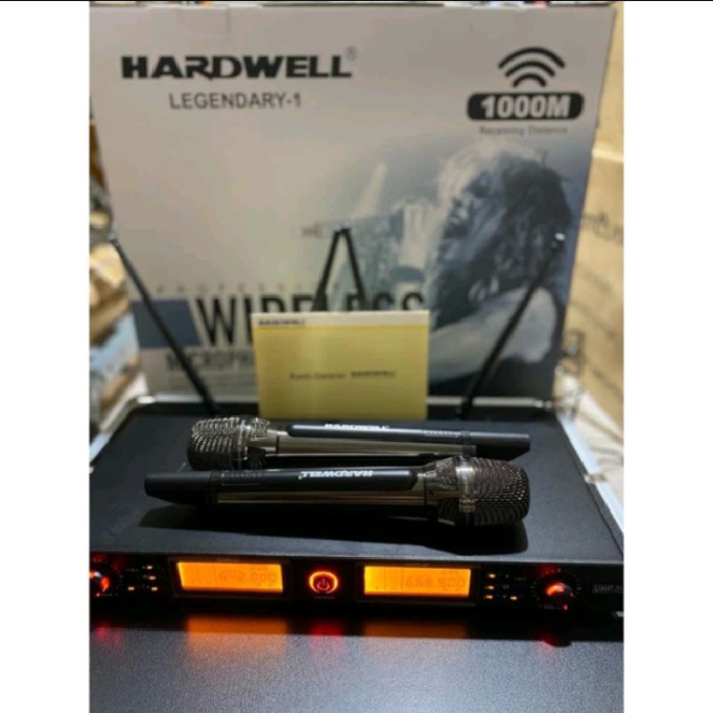 Jual Mic wireless HARDWELL LEGENDARY 1 original microphone free koper ...