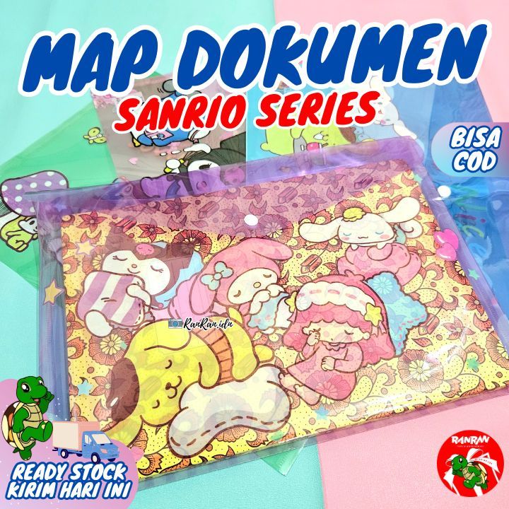Jual Map Dokumen Sanrio/Map Sanrio/ ATK sanrio/Map Dukomen Lucu/ Tempat ...