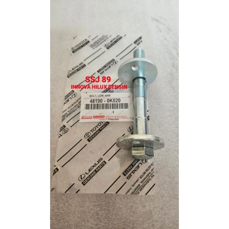 Jual BAUT LOWER ARM INNOVA HILUX BENSIN 48190-0K020 BAUT SAYAP INNOVA ...