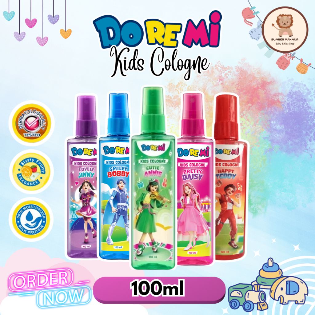 Jual Doremi Kids Cologne Low Alcohol 100ml Wewangian Parfum Anak Tahan ...