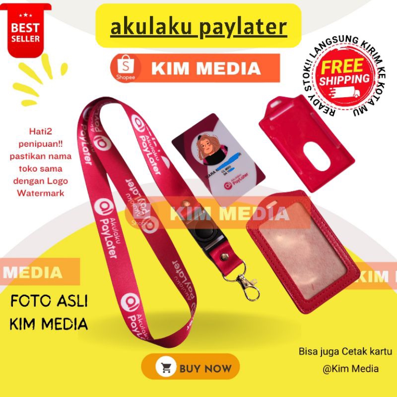 Jual TALI AKULAKU PAYLATER | IDCARD AKULAKU | LANYARD ID AKULAKU ...