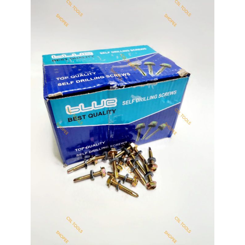 Jual Baut Atap Roofing Kuning 12 x 20 BLUE - 2cm | Shopee Indonesia