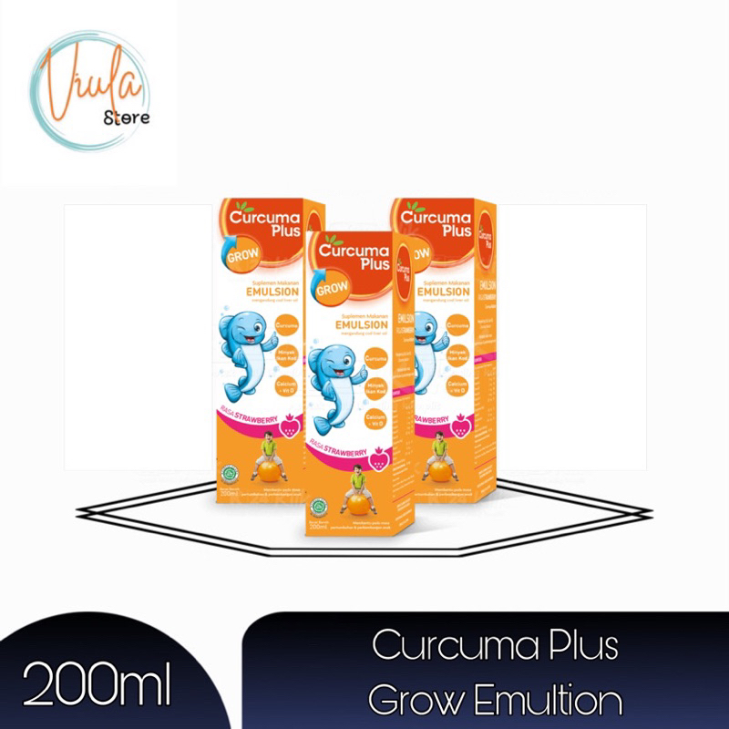Jual Curcuma Plus Grow Emulsion 200ml | Shopee Indonesia