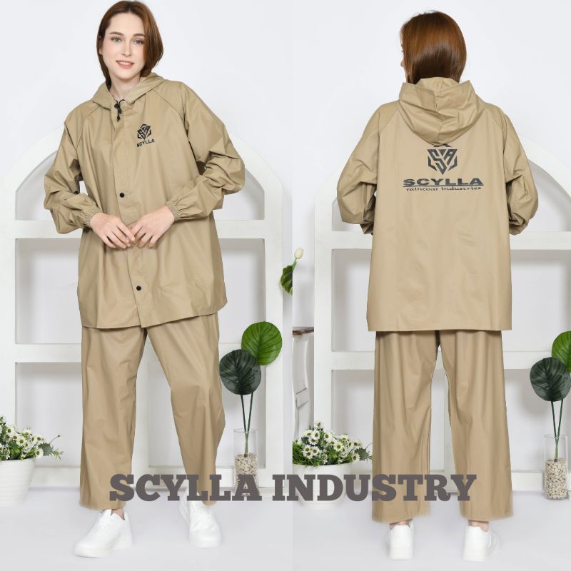 Jual Jas Hujan Raincoat Setelan Tebal Terbaik Pria Wanita Pvc 0,25 Kuat Elastis Anti Rembes ...