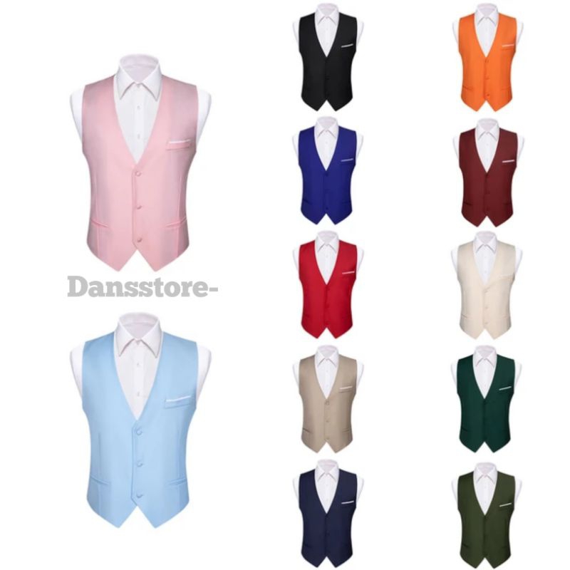 Jual VEST ROMPI JAS PRIA FORMAL KANTOR | Shopee Indonesia
