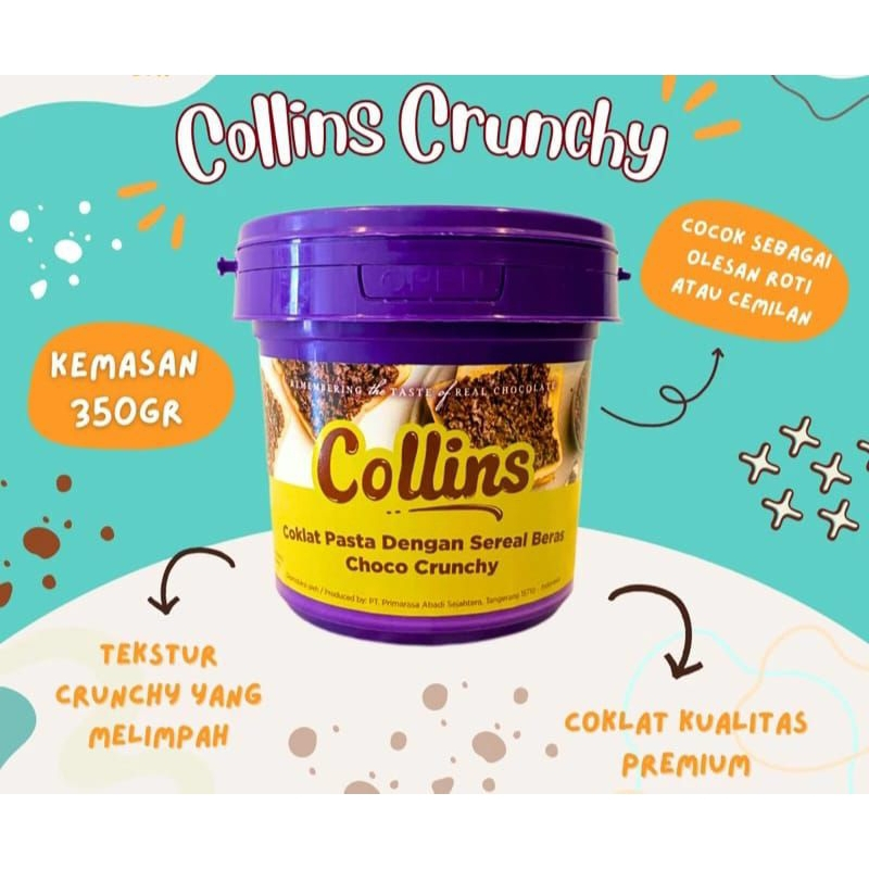 Jual Collins Choco Crunchy 350gr - KEMASAN PABRIK | Shopee Indonesia