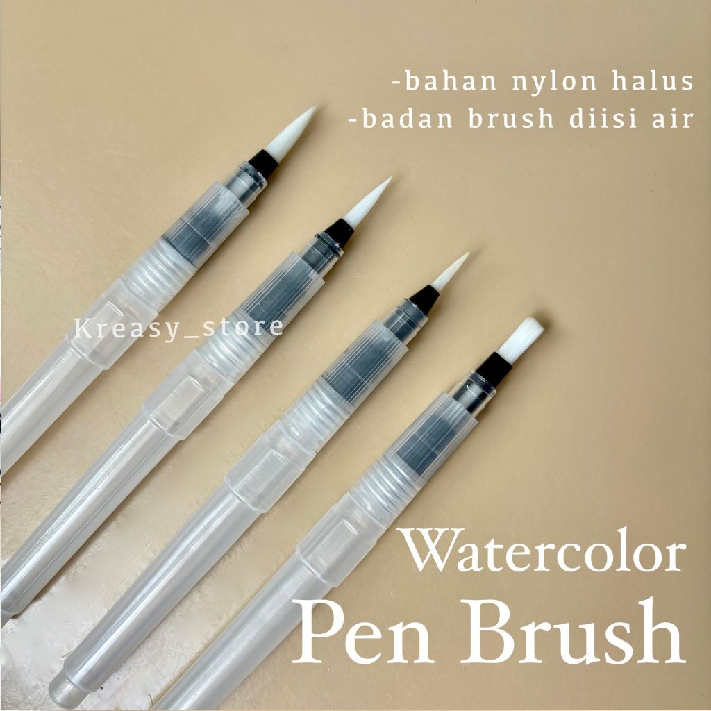 Jual Watercolor Fountain Pen Brush - Kuas Pipet Air - Kuas Untuk Lukis ...