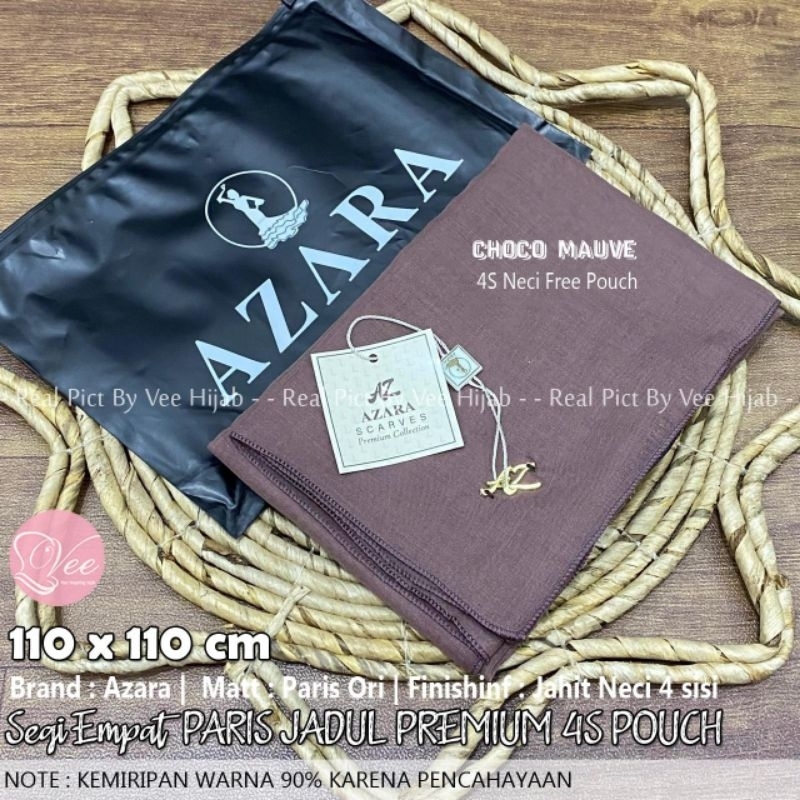 Jual [ 110 x 110 cm ] AZARA Paris Premium Jadul 4s FREE POUCH BUCKLE ...