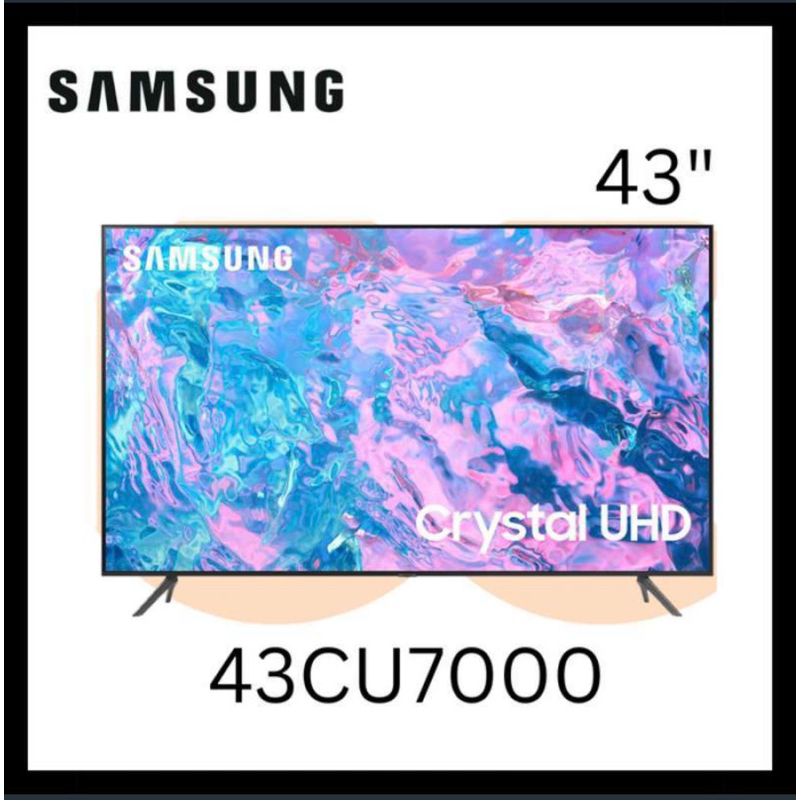 Jual Samsung LED TV 43CU7000 43" UHD 4K Smart TV - JABODETABEK | Shopee Indonesia