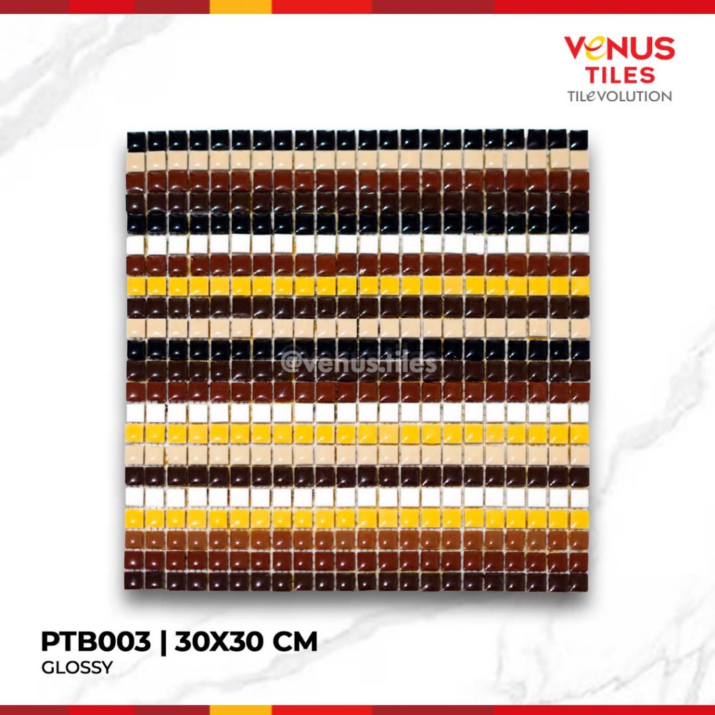 Jual KERAMIK DINDING MOZAIK VENUS MOSAIC PTB003 30X30 CM - VENUS TILES ...