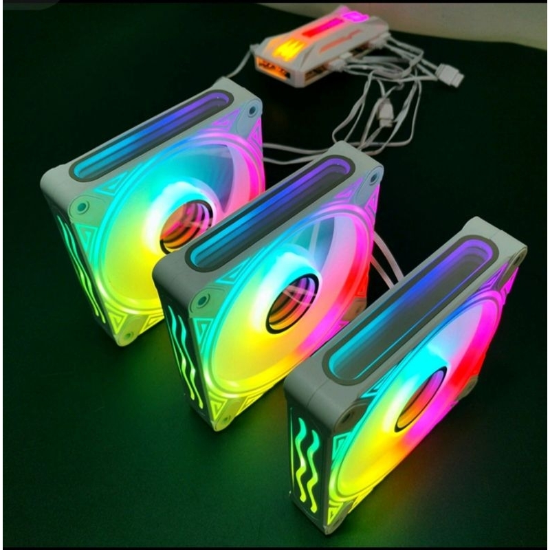 Jual COOLMOON FAN CASING ARGB DRAGON MIRROR DM1 12CM kipas ARGB PWM ...