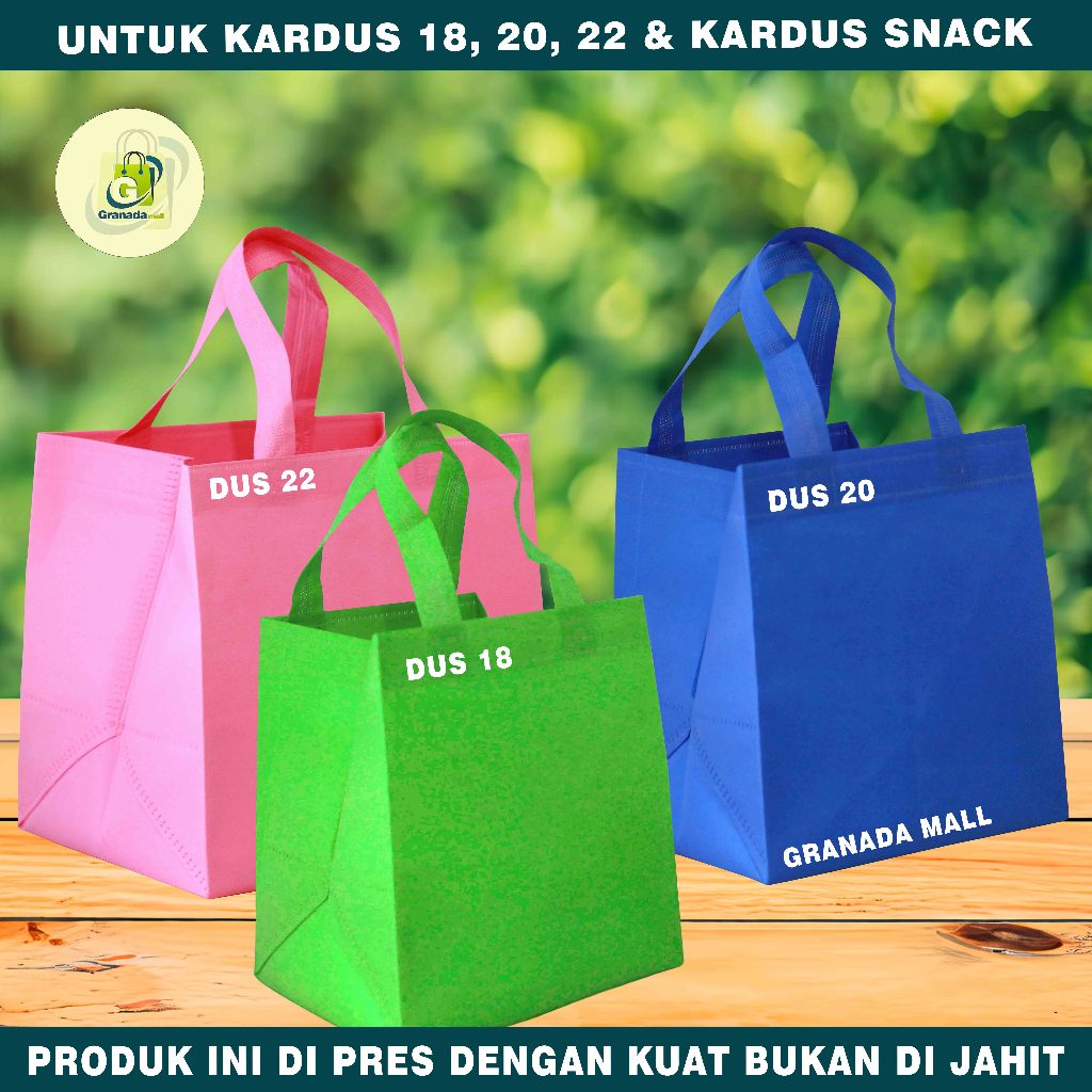 Jual Tas Polos Multifungsi / Tas Polos Untuk Box Nasi/ Order minimal 1 ...
