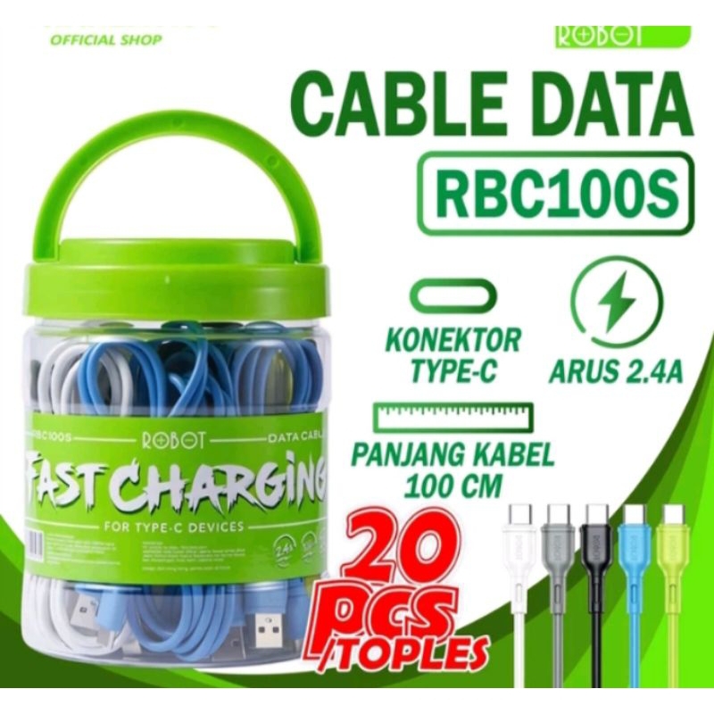 Jual KABEL DATA ROBOT RBC100S(TYPE C) | Shopee Indonesia