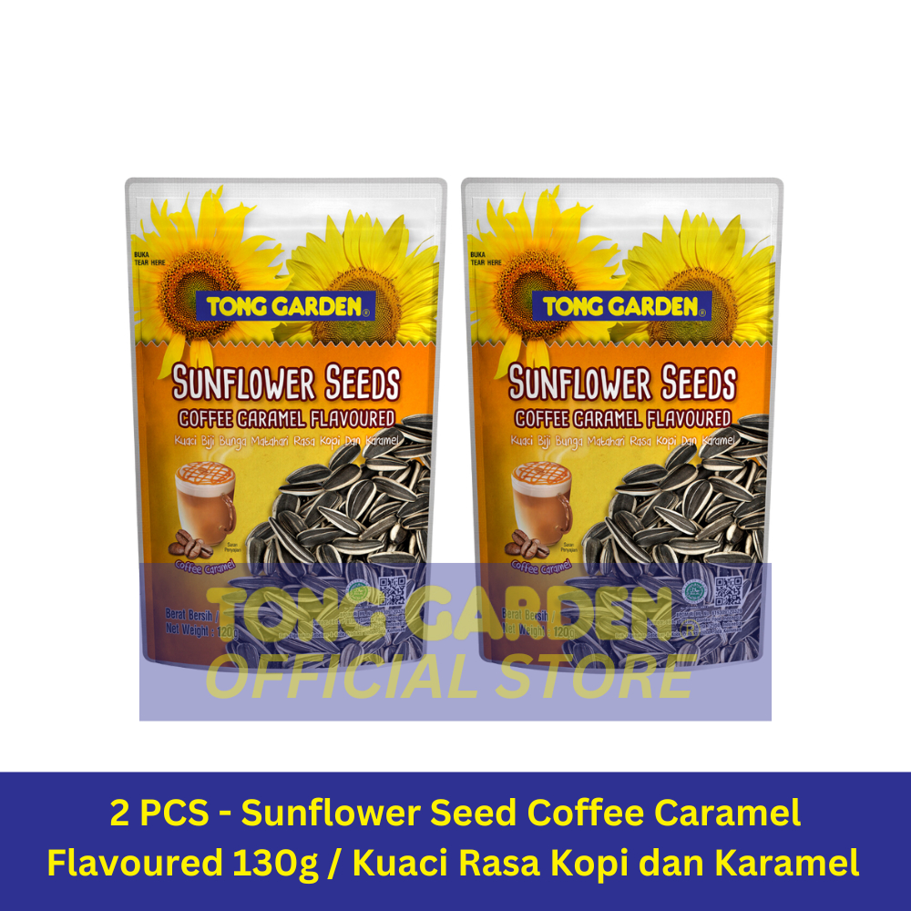 Jual 2 PCS - Tong Garden Coffee Caramel Sunflower Seeds 120 g - Kuaci ...