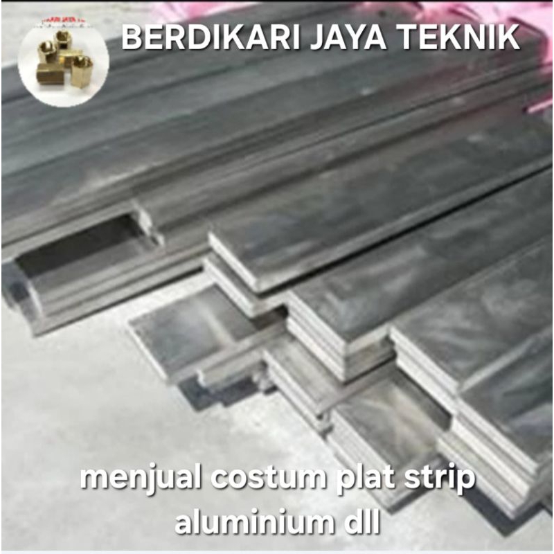 Jual plat strip aluminium 2mm × 25mm × 6000mm plat aluminium | Shopee ...
