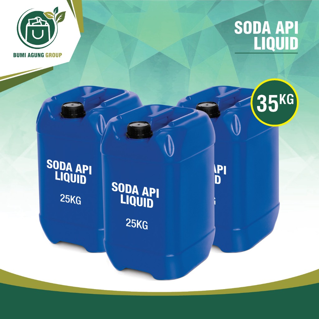 Jual CAUSTIC SODA Liquid SODA API Cair 35 KG 1 derigen 48% MURNI NaoH ...