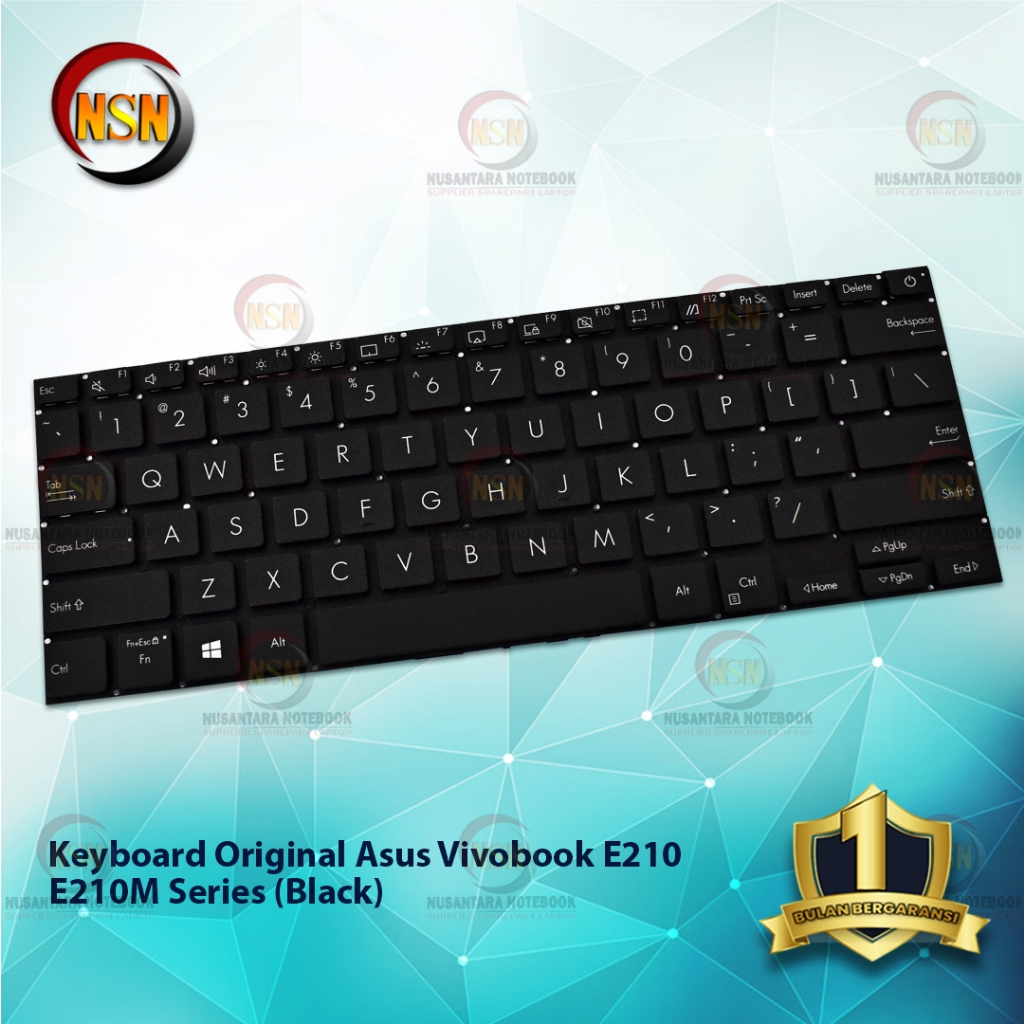 Jual Keyboard Original Asus Vivobook E210 E210M (Black) | Shopee Indonesia