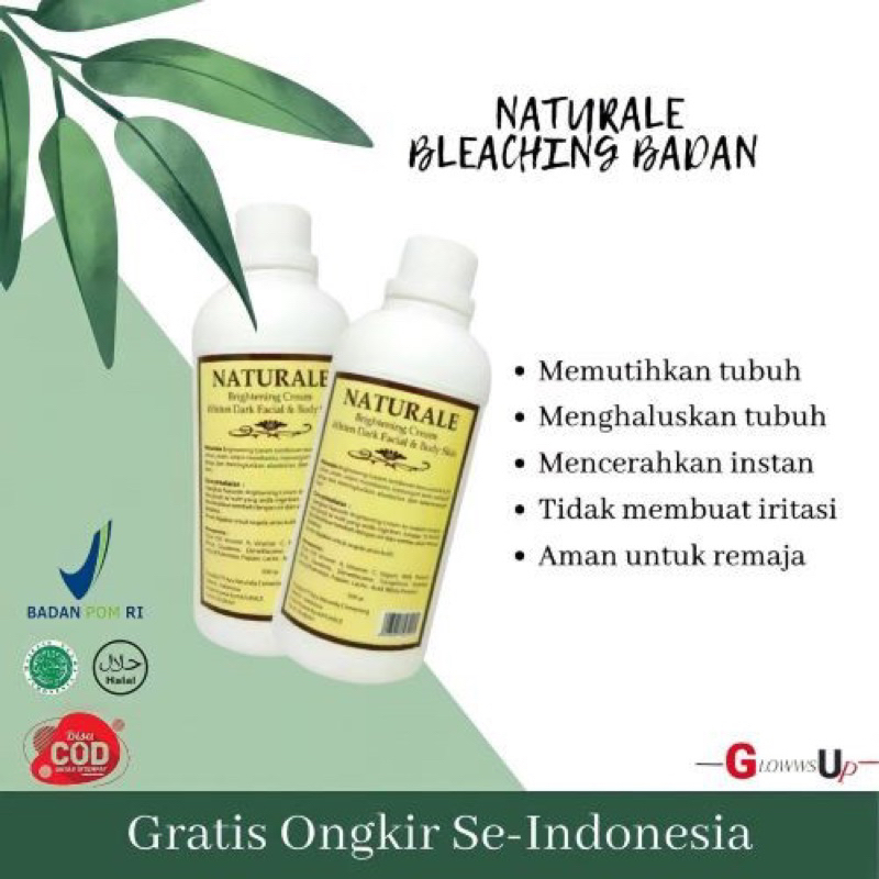 Jual Naturale bleaching badan 250g | Shopee Indonesia