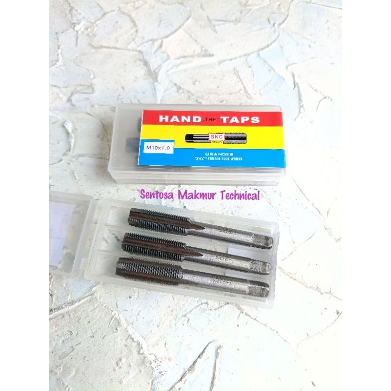 Jual SKC M 10 x 1 Mata Hand Tap Bor Pembuat Ulir Drat Baut M10 x 1mm ...