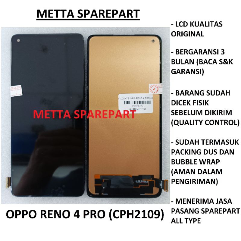 Jual Original OEM LCD Touchscreen Oppo Reno 4 Pro (CPH2109) | Shopee ...