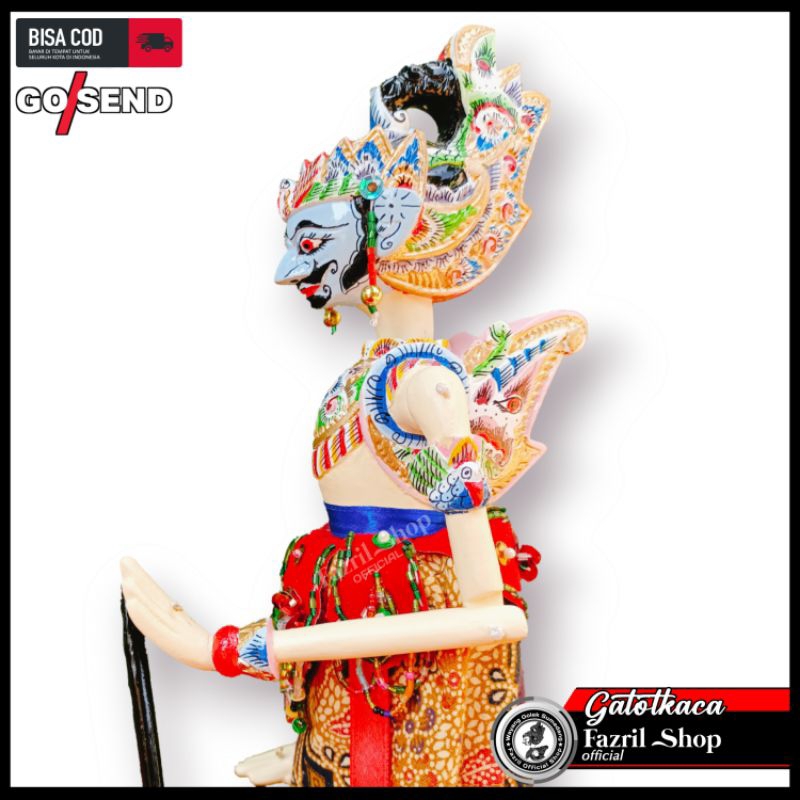 Jual Wayang Golek Gatotkaca Putra Bima pandawa lima sayap pakai Full ...