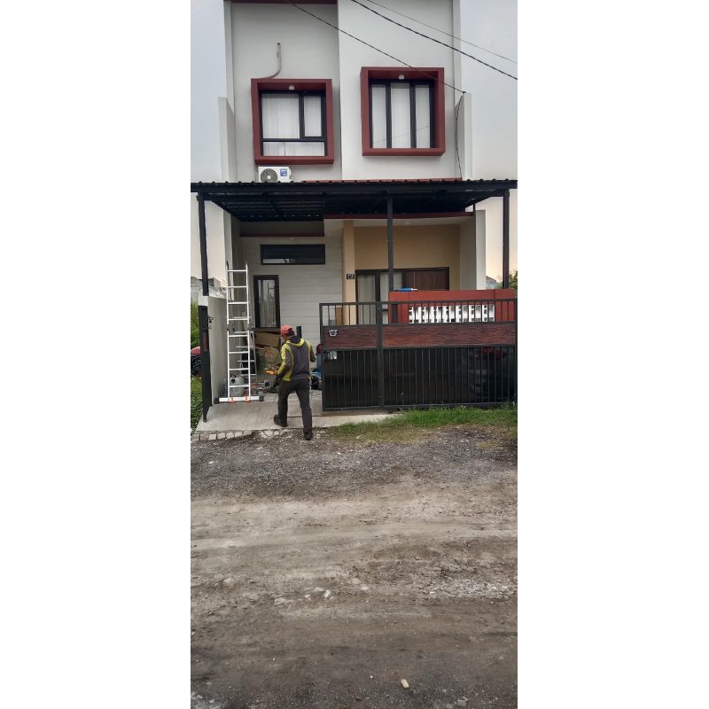 Jual Kanopi Rangka Galvalum Atap Spandek + Cat Kompresor (5m x 4 m ...