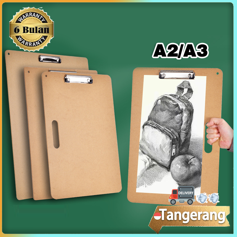 Jual A2/A3 Sketch Board Wooden Painting Sketchboard Papan Gambar Kayu ...