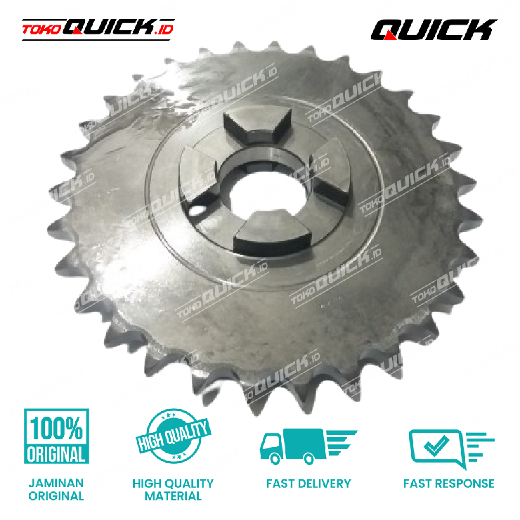 Jual Sparepart Traktor Quick, GIGI / GIR SPROCKET 30 T, G1000/S1000 ...