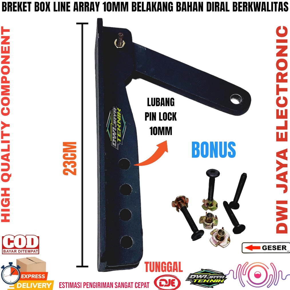 Jual KODE V89G Bracket BOX LINE ARRAY 1 inch BELAKANG Breket Gantung ...