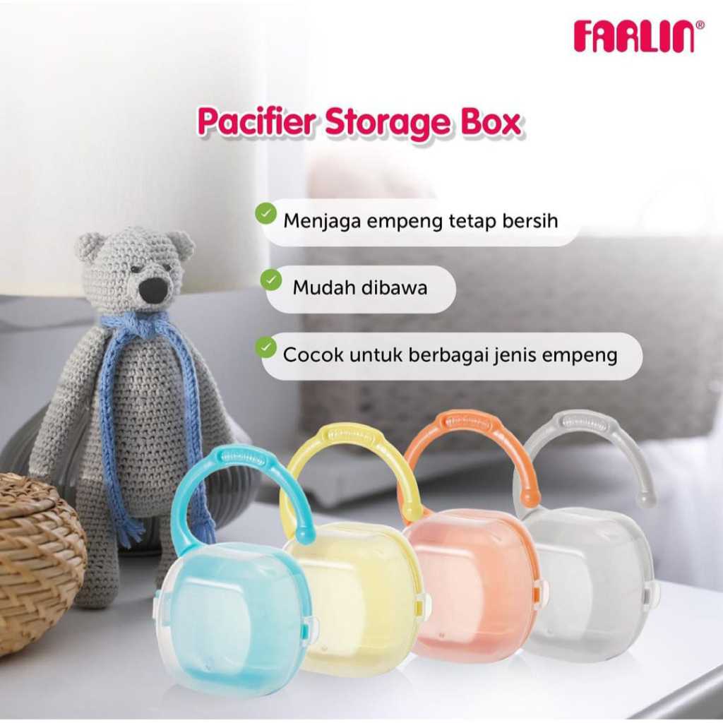 Jual BOSU412 FARLIN tempat empeng PACIFIER STORAGE BOX | Shopee Indonesia